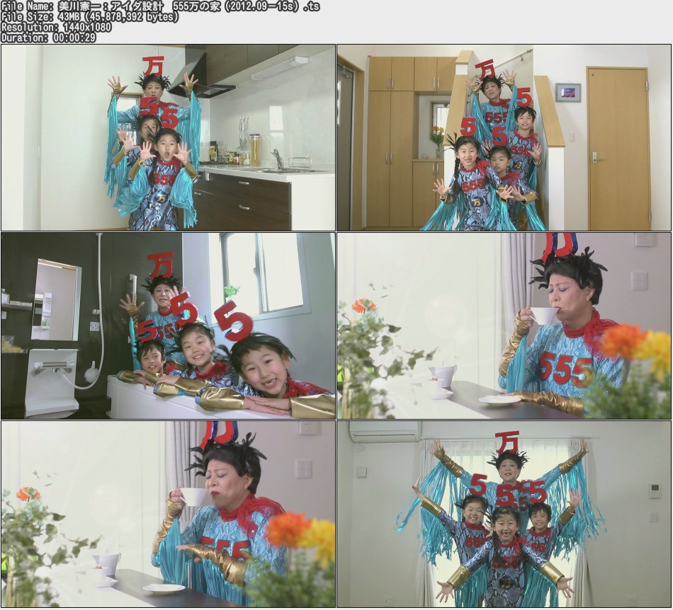 TVCM-CUT: 美川憲一：アイダ設計 555万の家（2012.09－15s）